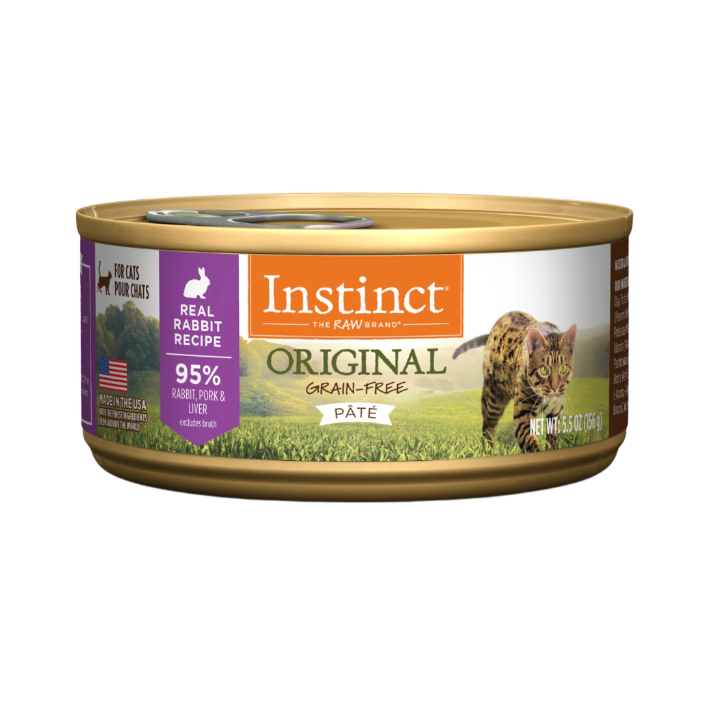 Instinct - Cat Can Food - Original Grain-Free Pate Rabbit – Petisan